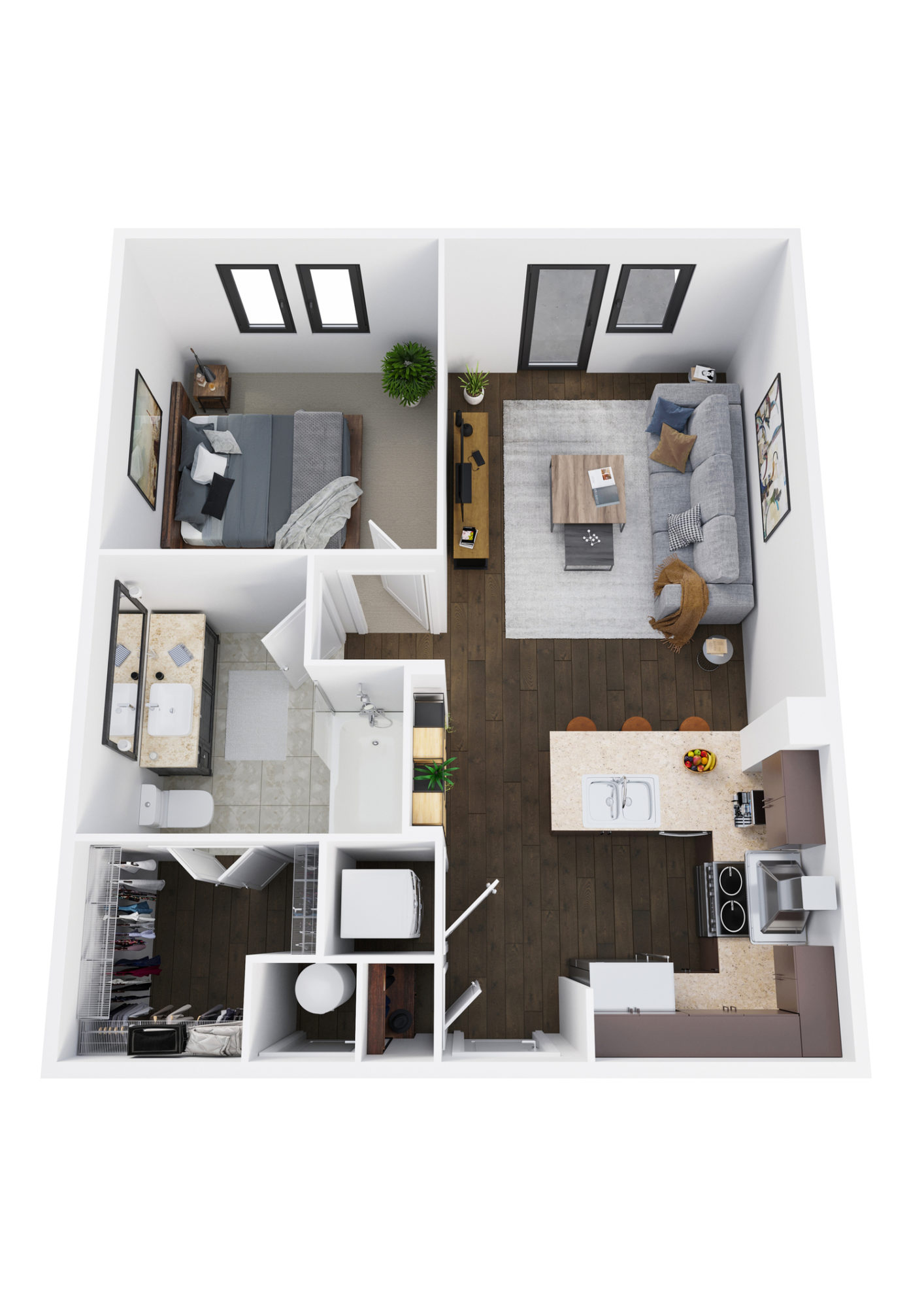 Floor Plans | 1- and 2-Bedroom Apartments | Bell Lakeshore