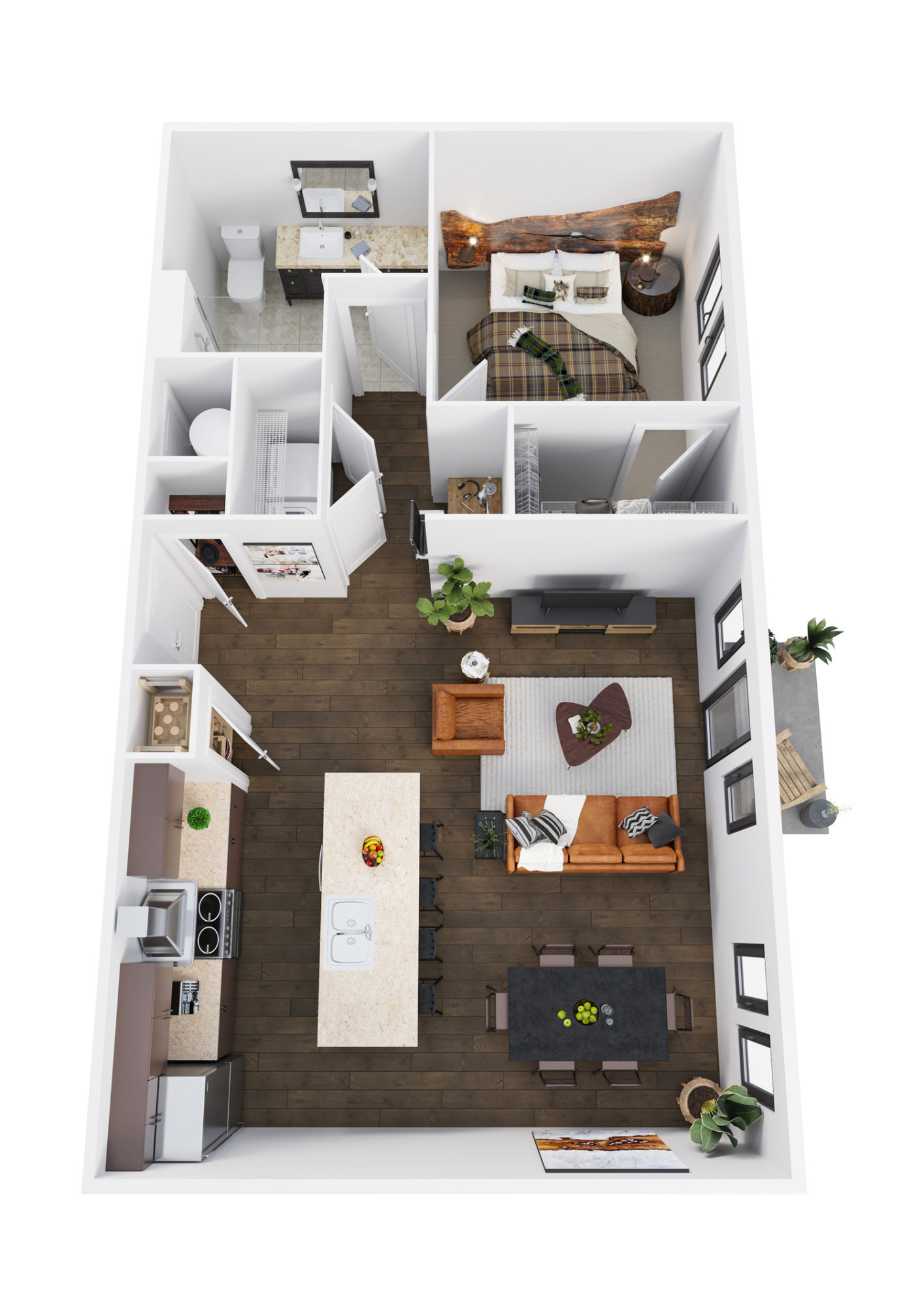 Floor Plans | 1- and 2-Bedroom Apartments | Bell Lakeshore