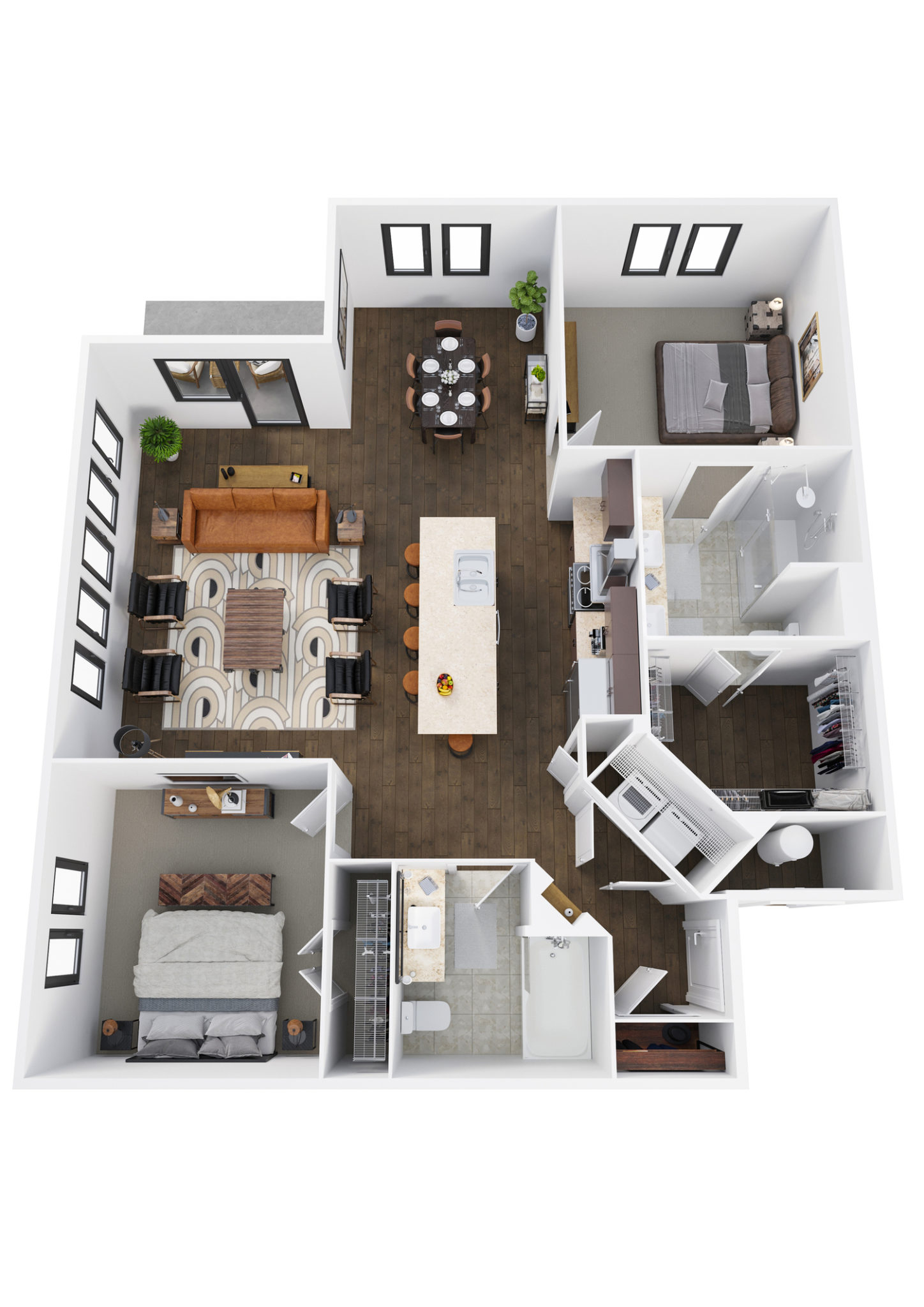 Floor Plans | 1- and 2-Bedroom Apartments | Bell Lakeshore